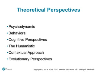 Developmental Psychology Theoretical Perspectives (Feldman 4e) | PPTX