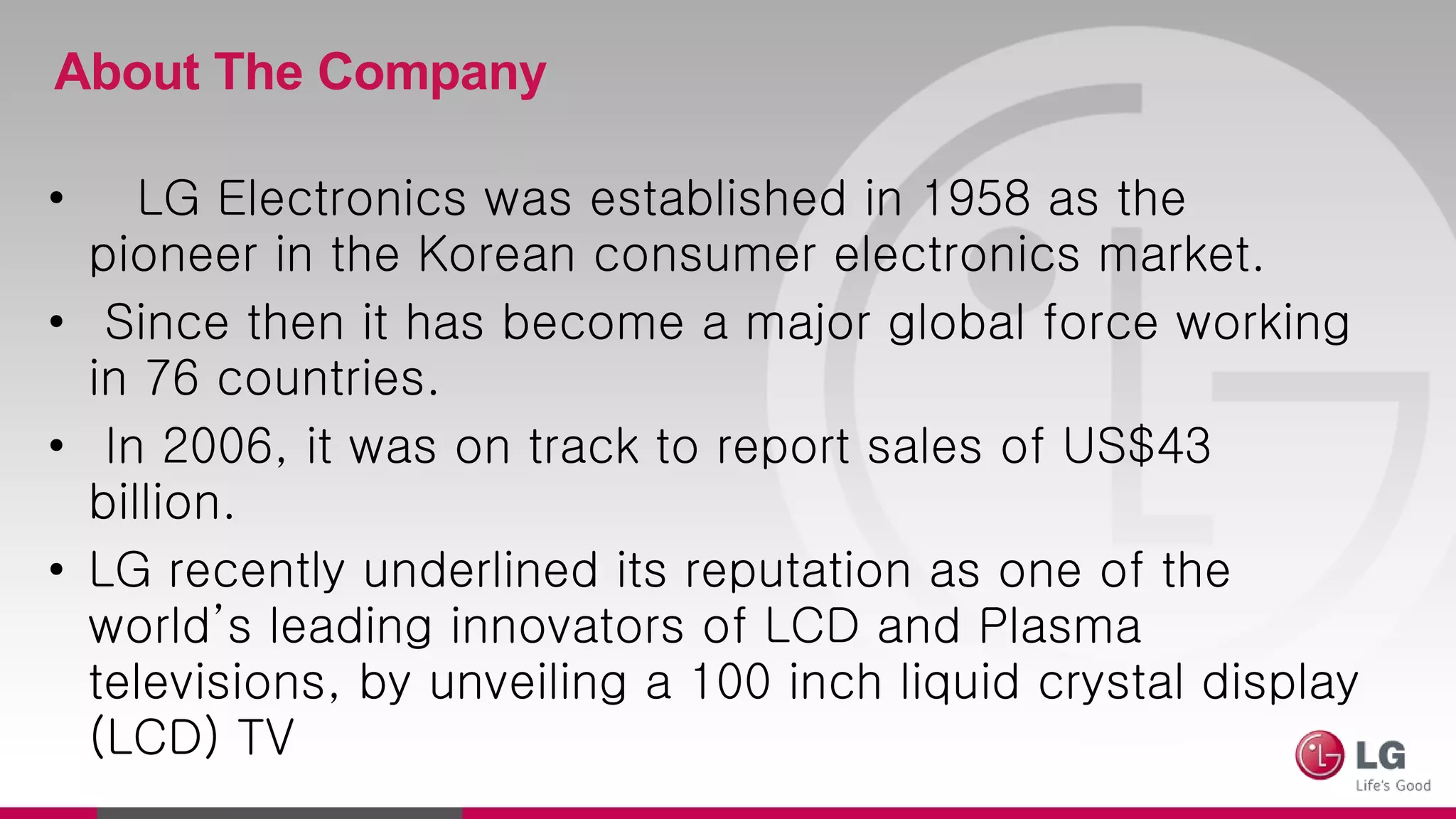 marketing of lG Scarlet | PPT