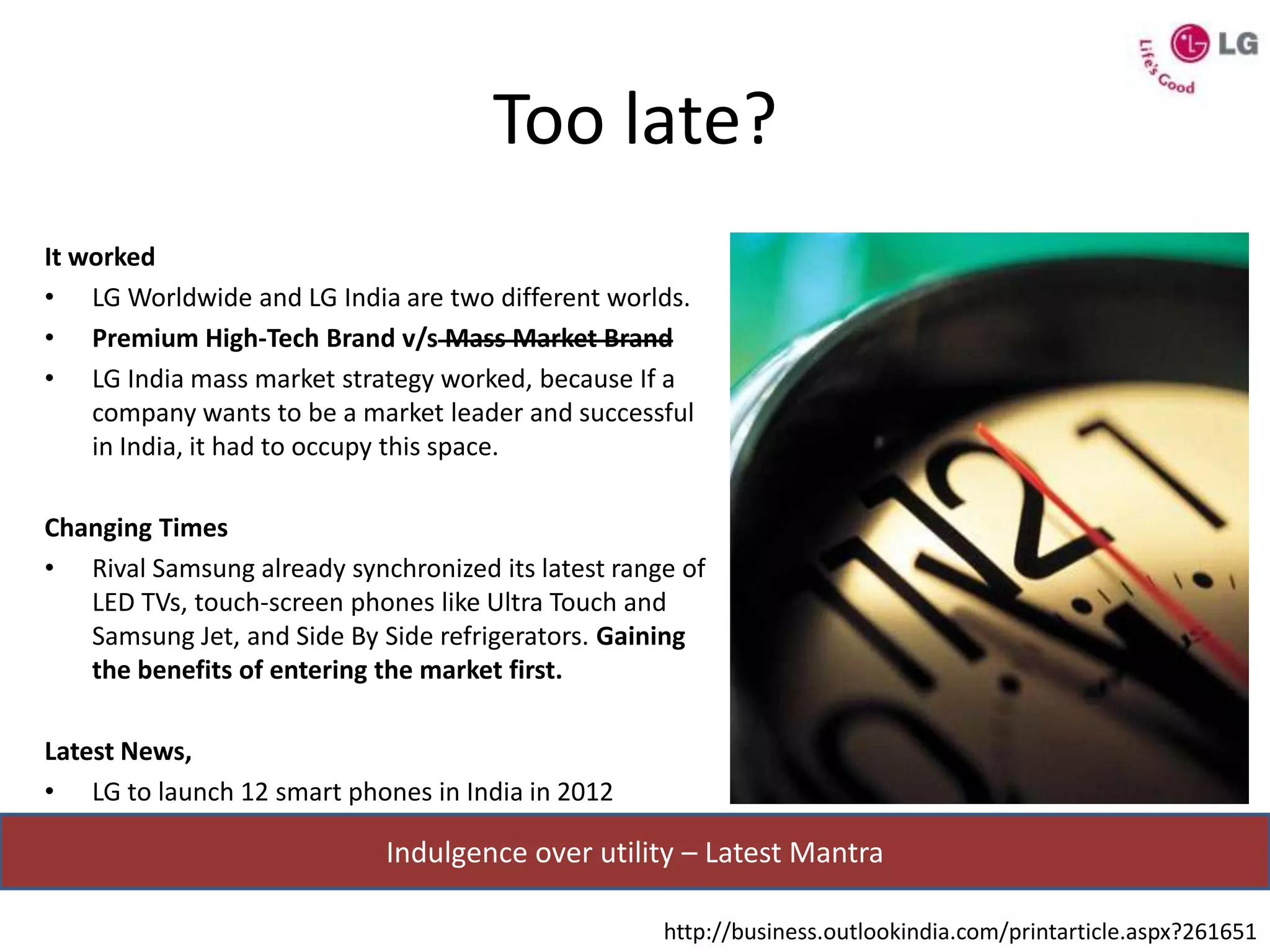 LG - CASE STUDY RURAL MARKETING | PPTX