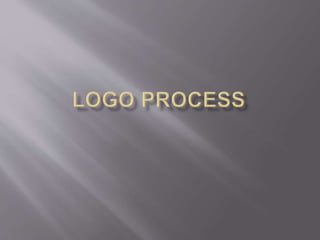 research and process of LOGO | PPT