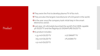 Marketing Mix of LG Television | PPTX