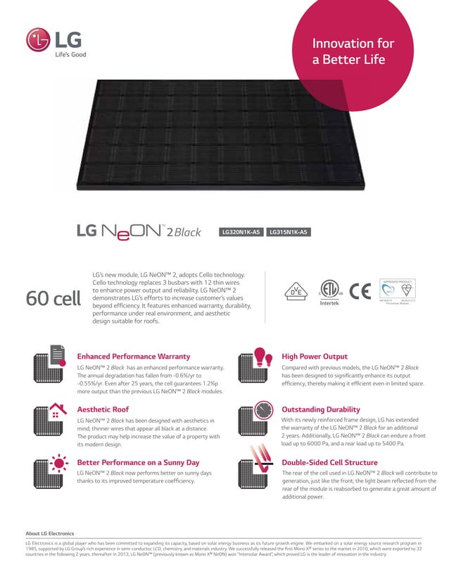 LG NeON 2 - 320w Black | PDF