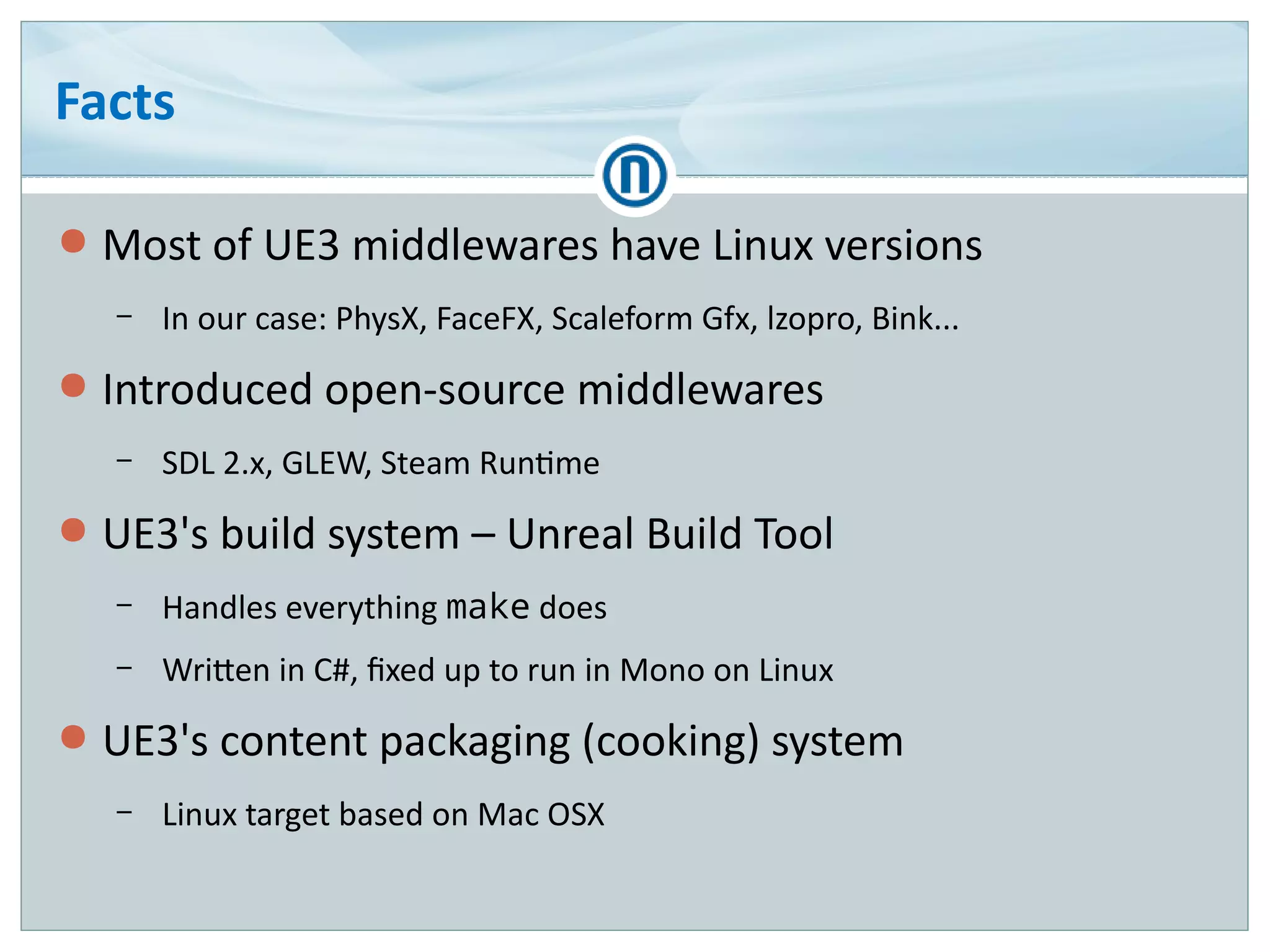 One Year of Porting - Post-mortem of two Linux/SteamOS launches | PDF