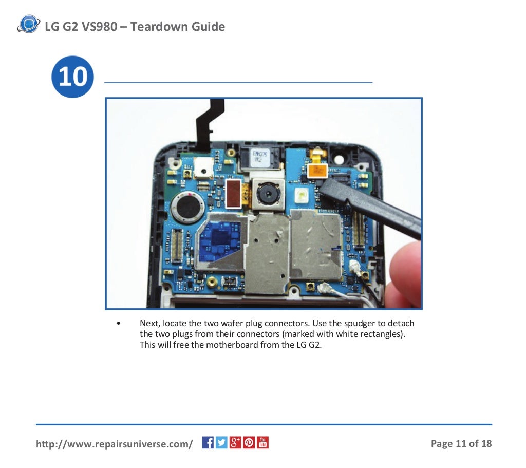 LG G2 VS980 Teardown Repair Guide