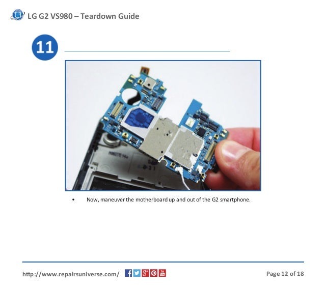LG G2 VS980 Teardown Repair Guide
