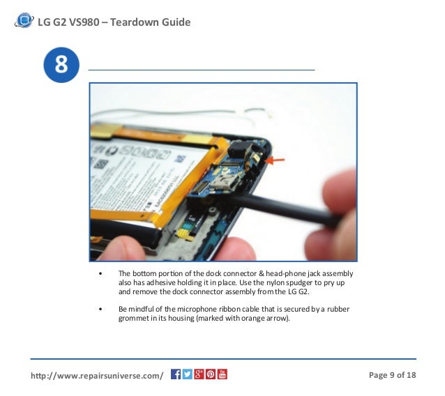 LG G2 VS980 Teardown Repair Guide