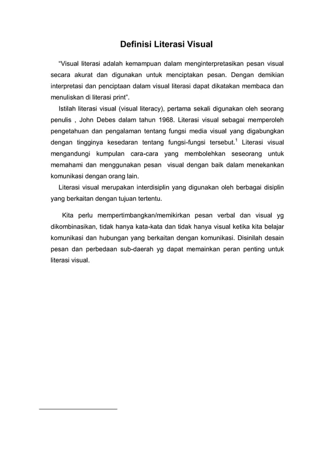 Lg1 definsi literasi visual | PDF