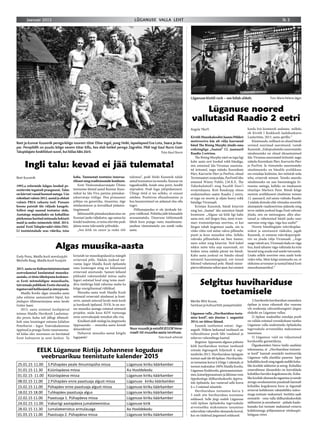 Lüganuse sõnumid jaan 2015 | PDF