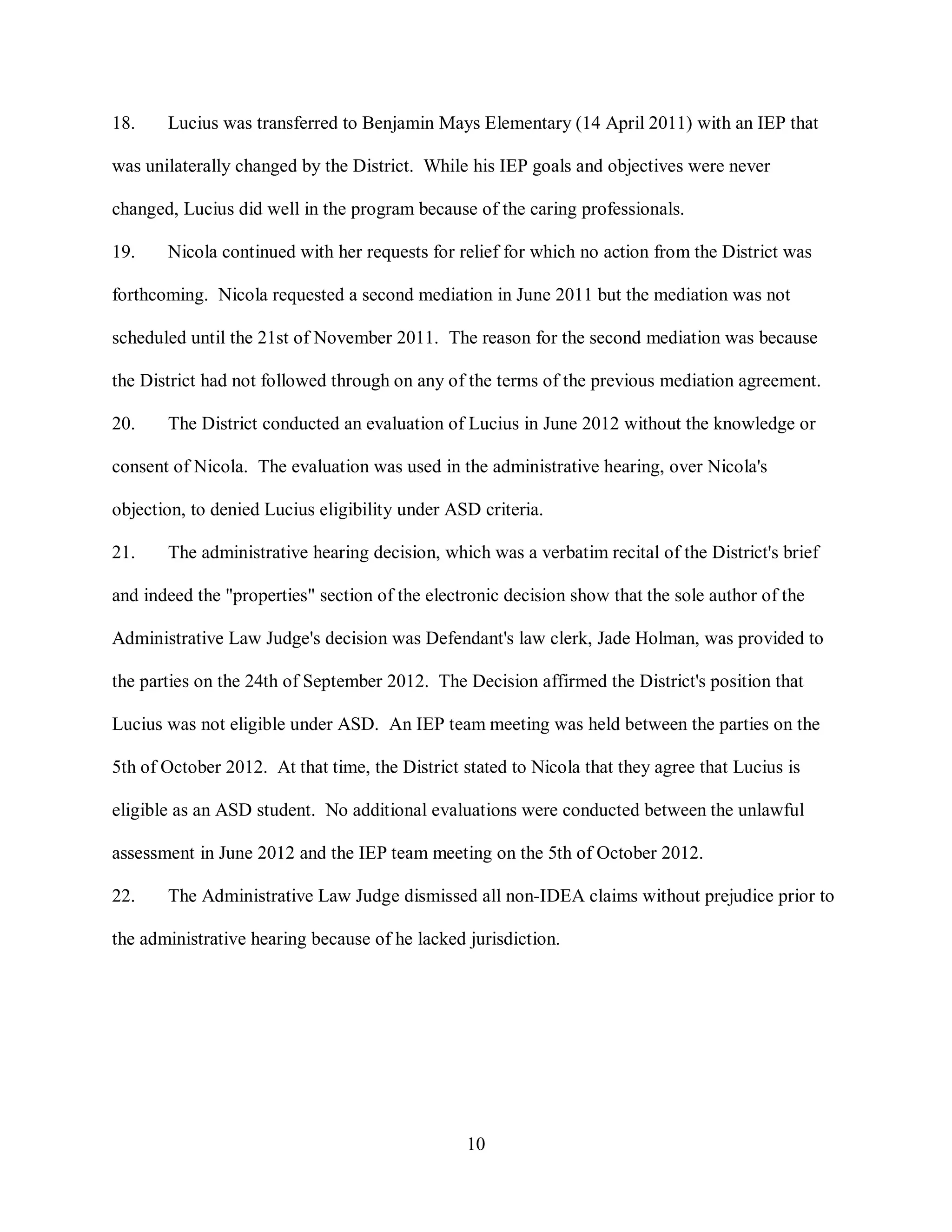 Lgb complaint.federal[1] | PDF | Special Education | Education