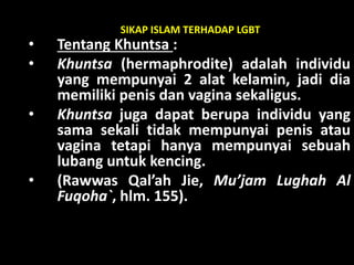 LGBT - Bahaya & Penyelesaian Islam.pptx