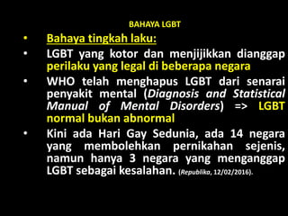 LGBT - Bahaya & Penyelesaian Islam.pptx