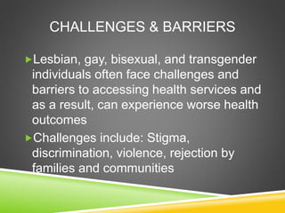 LGBT Healthcare Concerns | PPTX