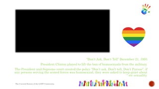Lgbt history | PPTX