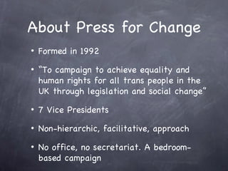 Why Pressing Mattered - 20 Years of Press for Change | PPT