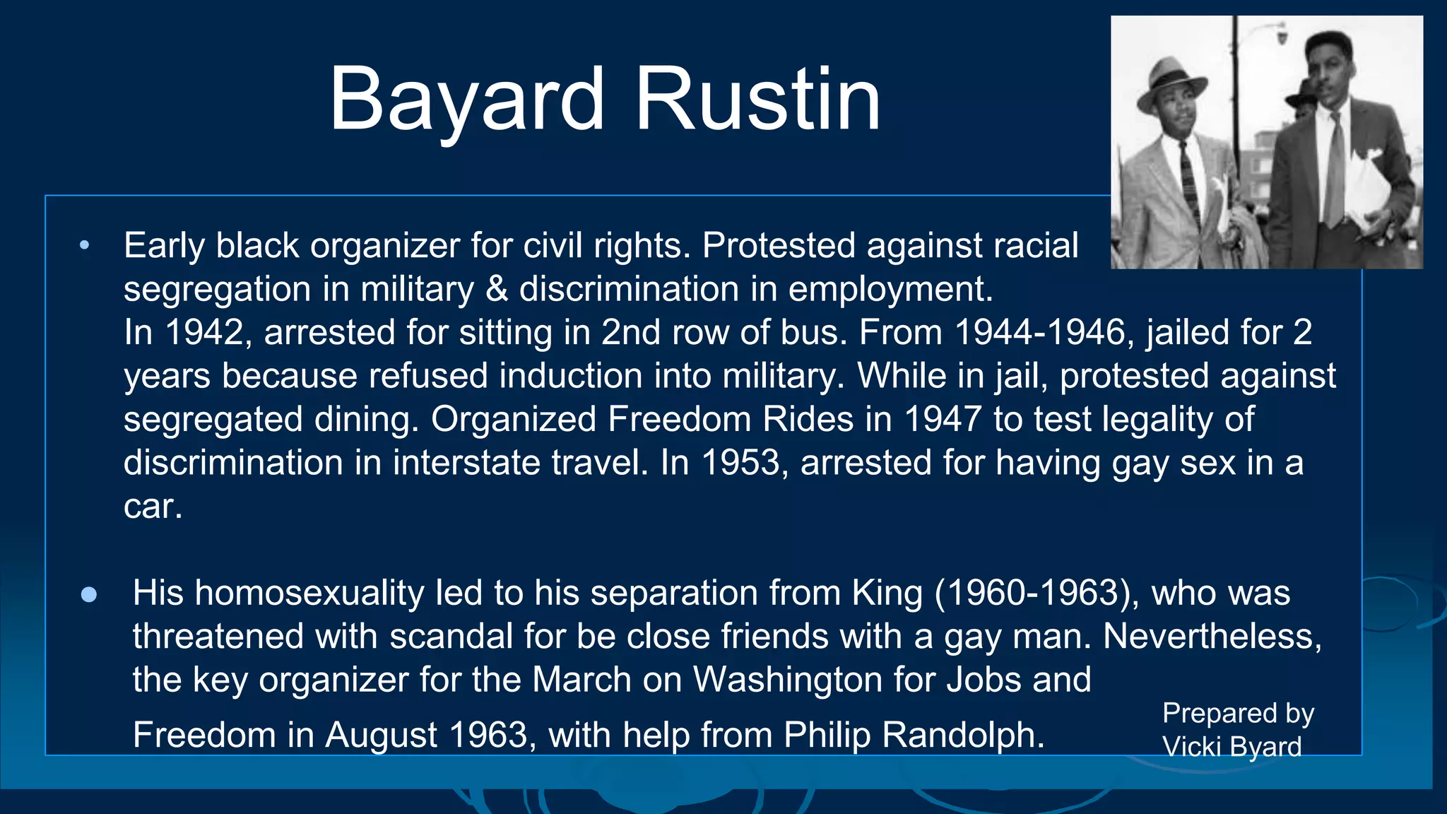 LGBT History People and Events Part 2: 20th Century Leaders | PPTX ...