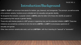 LGBTQIA | PPTX | Sexual Conditions | Sexual Health