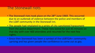 Lgbtqia+ community | PPTX