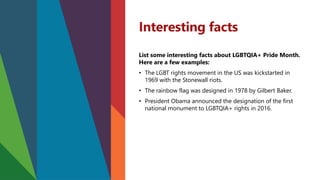 LGBTQIA Pride Month presentation Template | PPTX