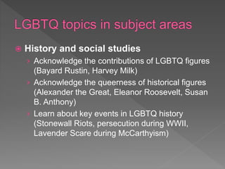 LGBTQ Education and Inclusion [Updated] | PPTX