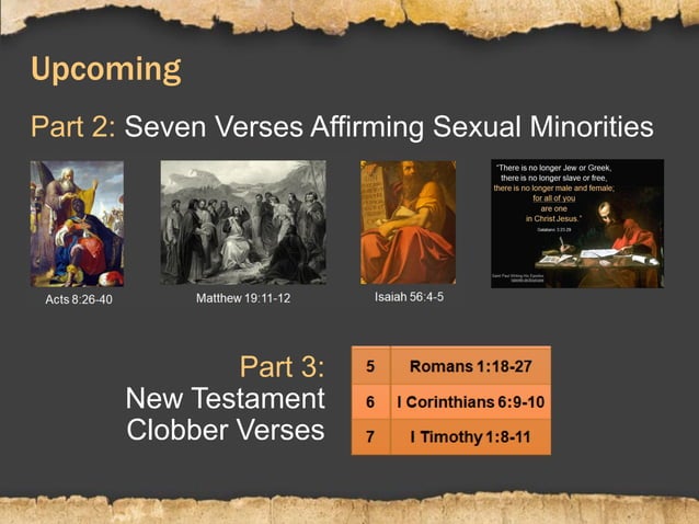 The Bible and Homosexuality, Part 1: Sodom and Gomorrah and the Old ...