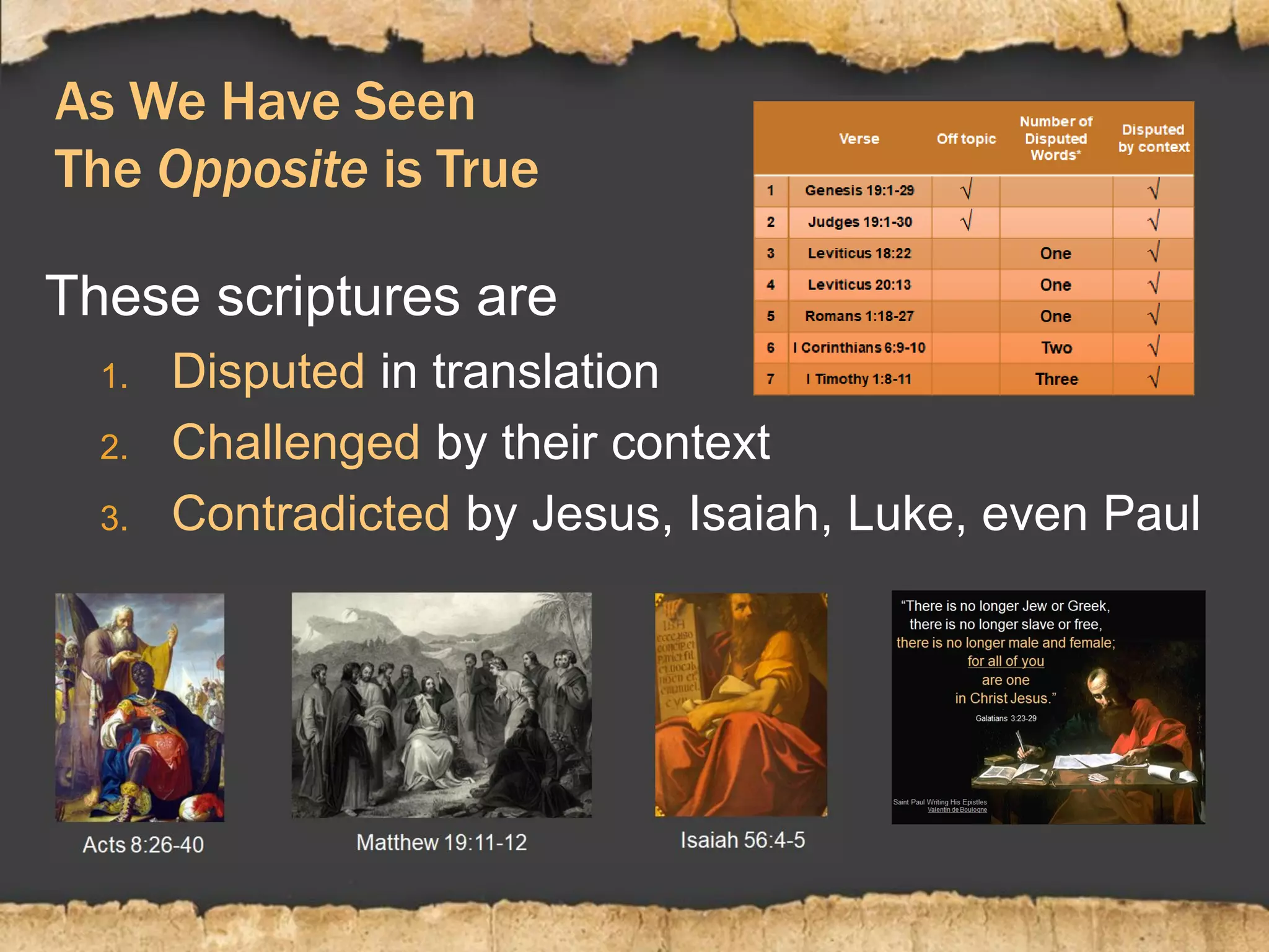LGBTQ in Scripture Part 3: New Testament Clobber Verses | PDF