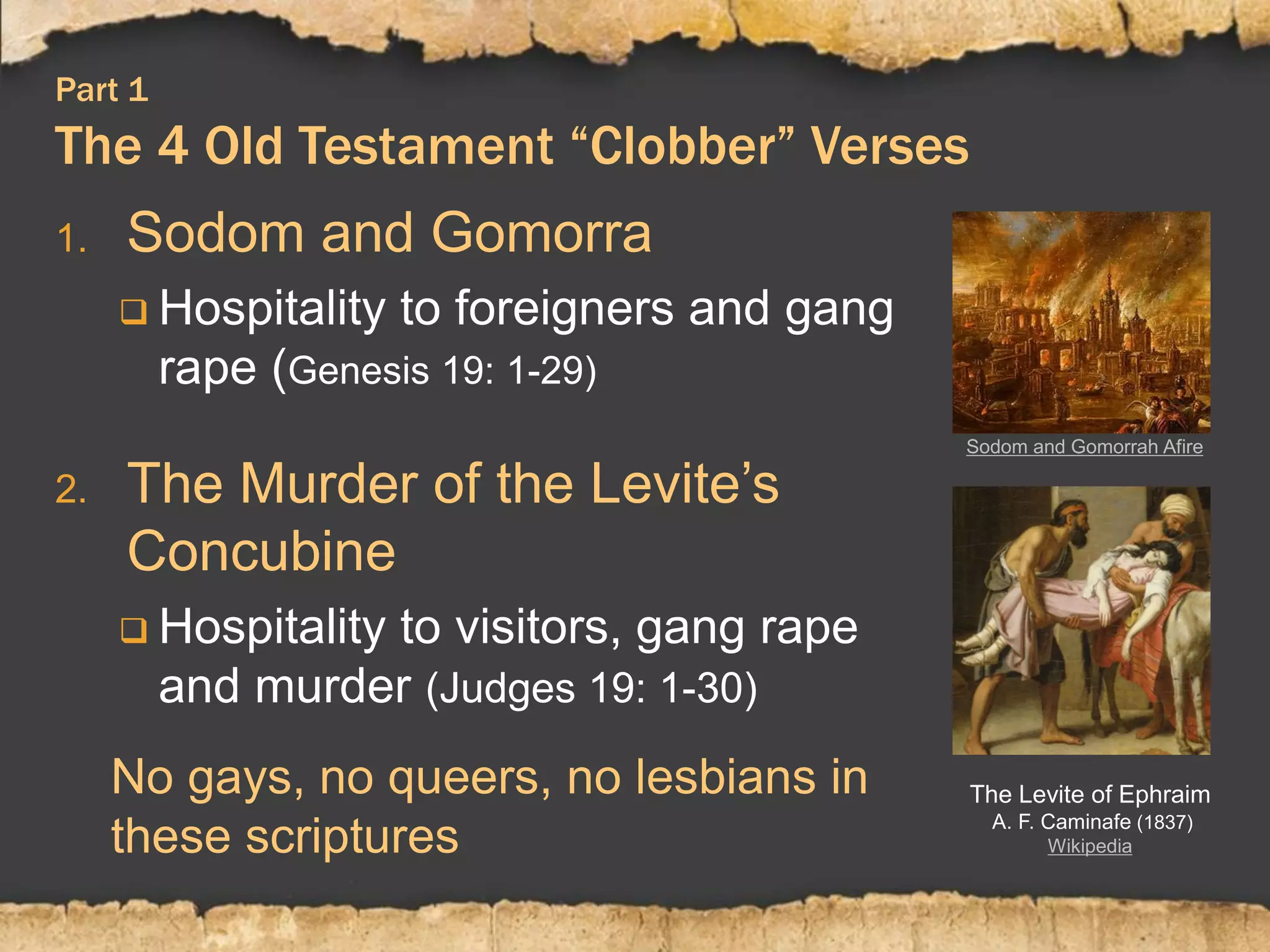 LGBTQ in Scripture Part 3: New Testament Clobber Verses | PDF