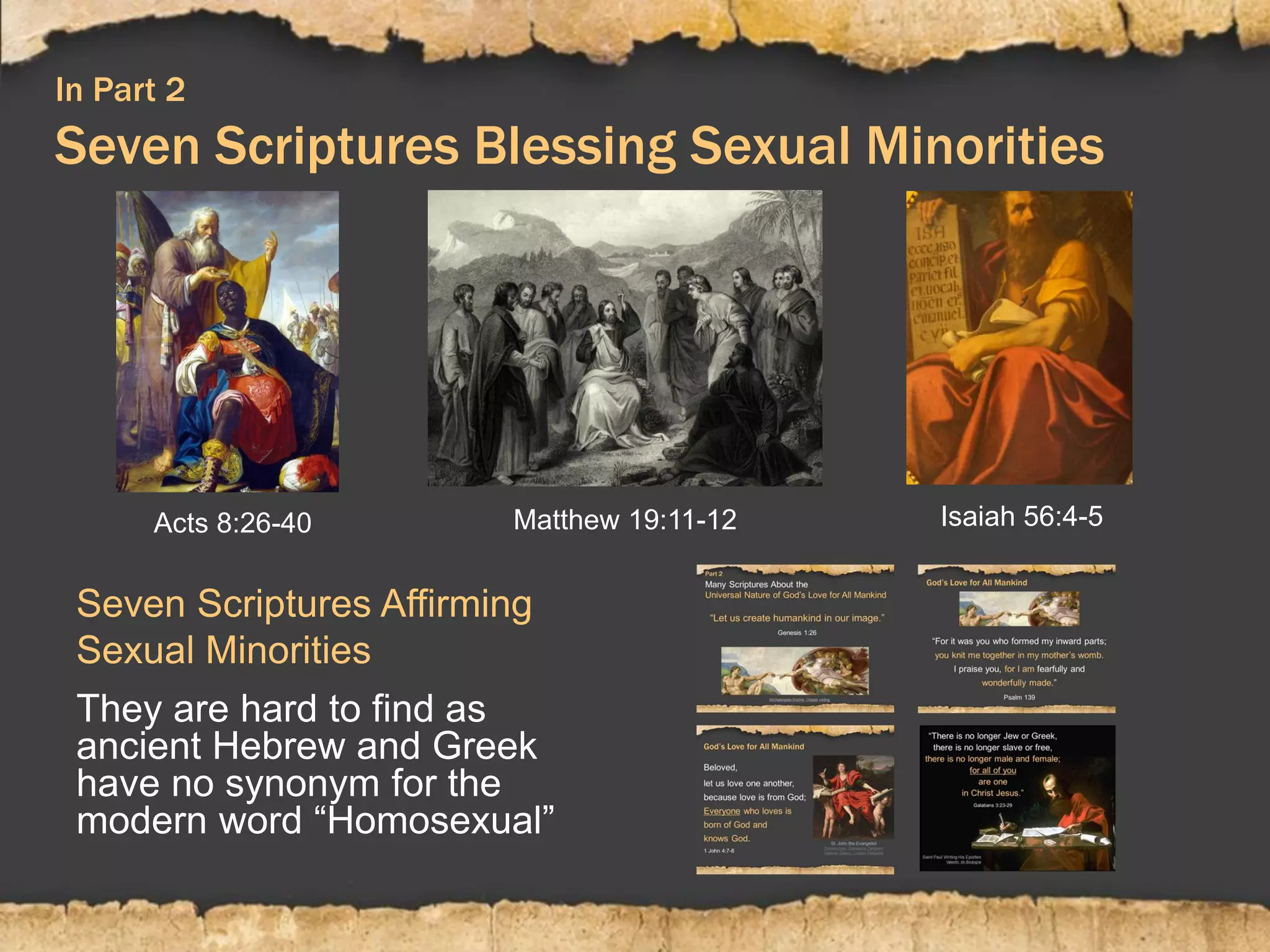 LGBTQ in Scripture Part 3: New Testament Clobber Verses | PDF