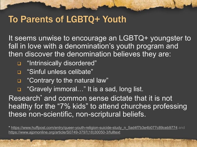 LGBTQ in Scripture Part 3: New Testament Clobber Verses | PPT
