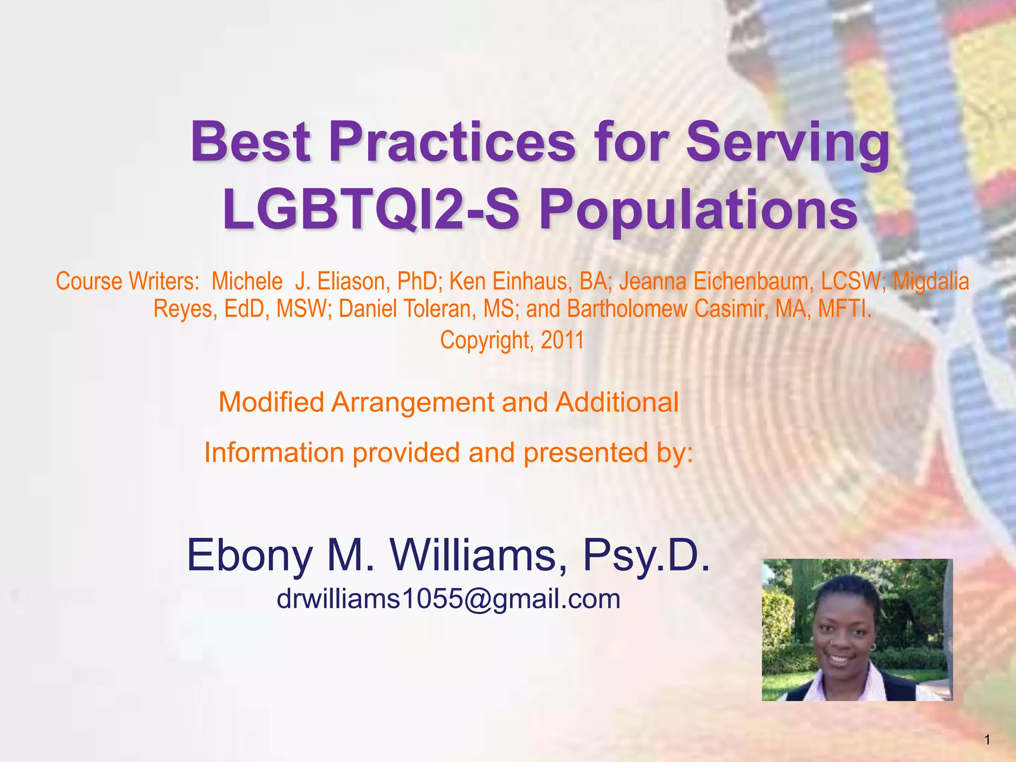 Lgbtq training august 18 2015 | PPTX