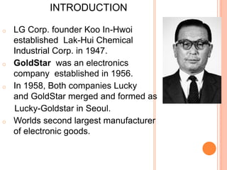 Lg company facts presentation | PPTX