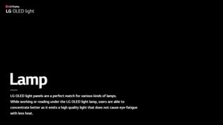 Introducing LG OLED light Luminaires | PPTX