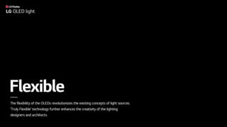 Introducing LG OLED light Luminaires | PPTX