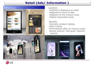 LG display soltuion for retail segment | PPT | Free Download
