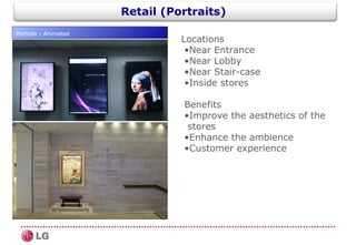 LG display soltuion for retail segment | PPT