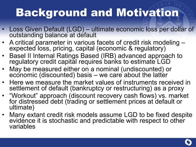Lgd Model Jacobs 10 10 V2[1] | PPT