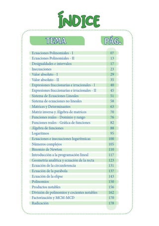 áLgebra 4° sec | PDF
