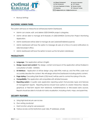 Web Application Technical & Financial Proposal | PDF