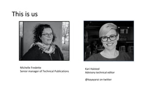 Michelle Fredette and Kari Halsted - Managing Real People During ...