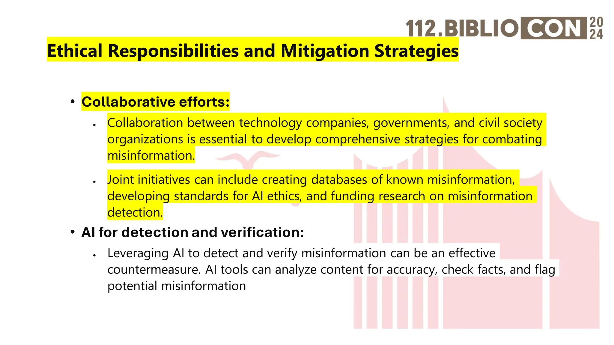 AI and Ethics and Misinformation in Libraries | PDF