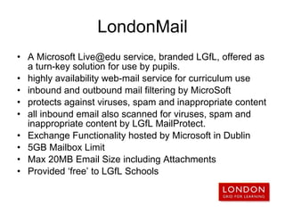 LGfL Exchange Email | PPT