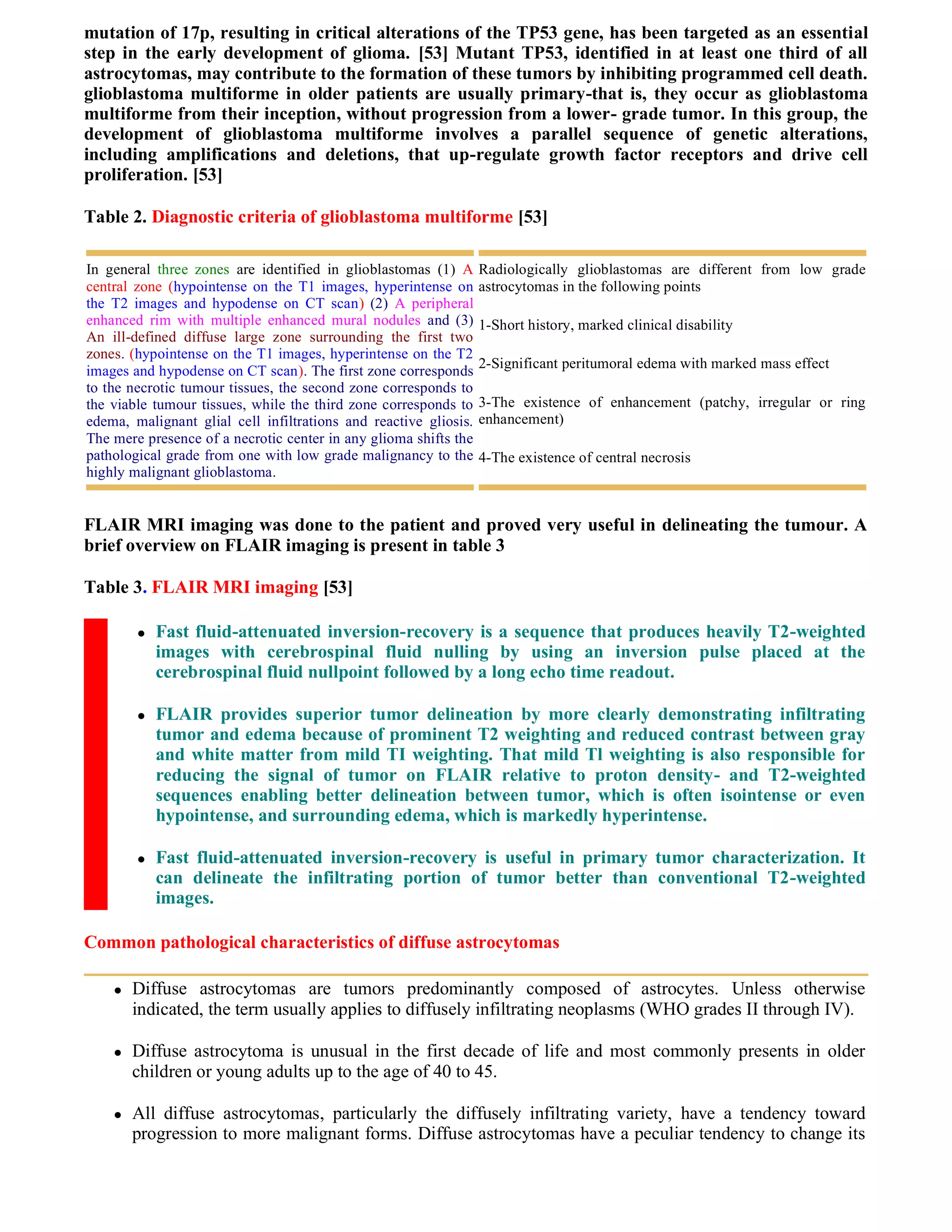 Case record... Grade II,III mixed astrocytoma | PDF
