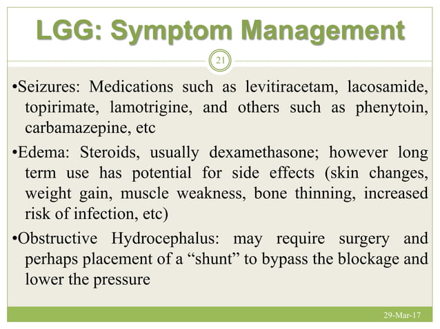LOW GRADE GLIOMA controversies in management | PPTX