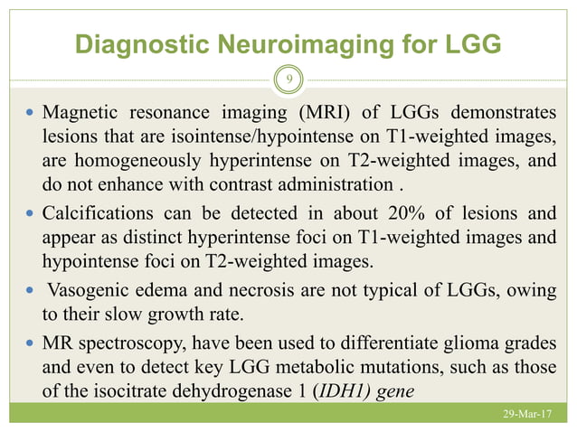 LOW GRADE GLIOMA controversies in management | PPTX