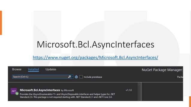 .NET Framework で C# 8って使える？ YESとNO! | PPTX | Programming Languages | Computing