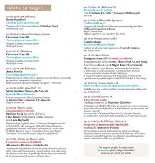 La Grande Invasione 2015 - il programma | PDF