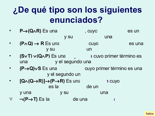 Lógica de enunciados