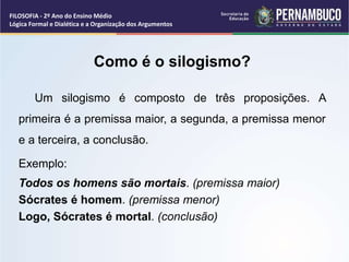 Lógica formal e Dialética e a Organização dos Argumentos (1).ppt