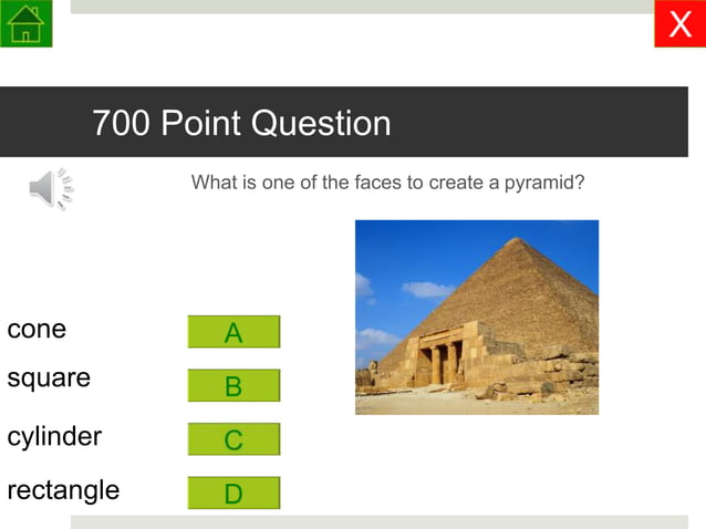 Solid Shapes and Their Faces Jeopardy | PPSX