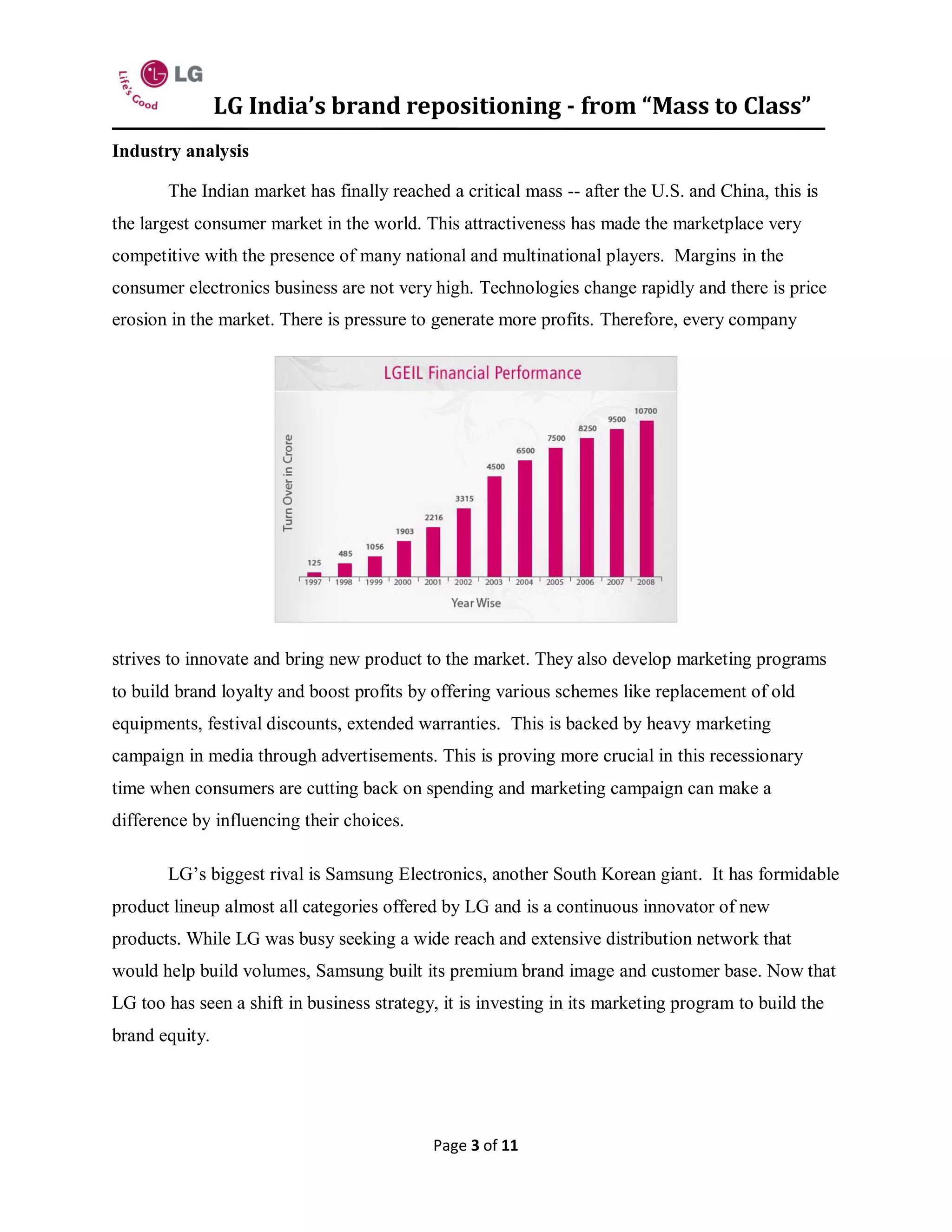 LG India Brand Report | PDF