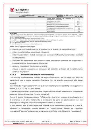 Lgio01b linea guida iso9001 audit fase 2 | PDF